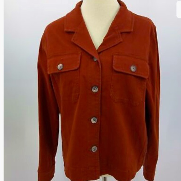 Sanctuary | Jackets & Coats | Nwt Sanctuary Clothing Rust 2 Pocket ...